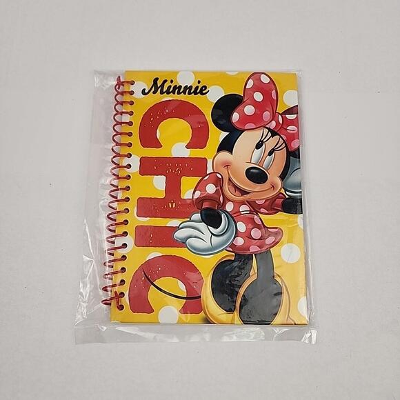 Office | New Disney Minnie Mouse Chic Journal 48 Sheets 5 In X 7 In ...